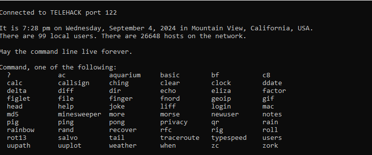 Exploring the fun side of Telnet - Go Tech Wizards